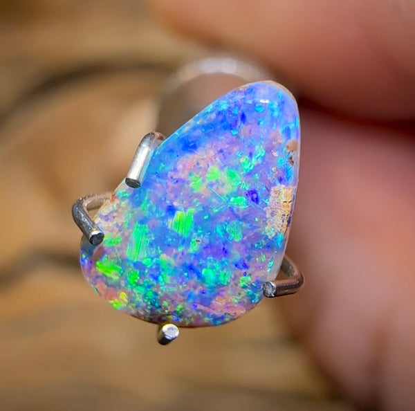 Australian 0.65cts - Solid Australian Boulder Opal. Pipe Crystal · Buy Now